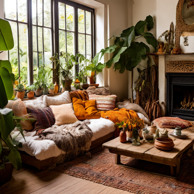 La décoration intérieure style bohème